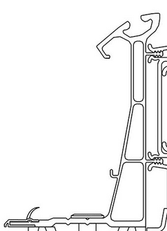 VAAA600H – Ultraframe Conservatory Heavy Eaves Beam Aluminium